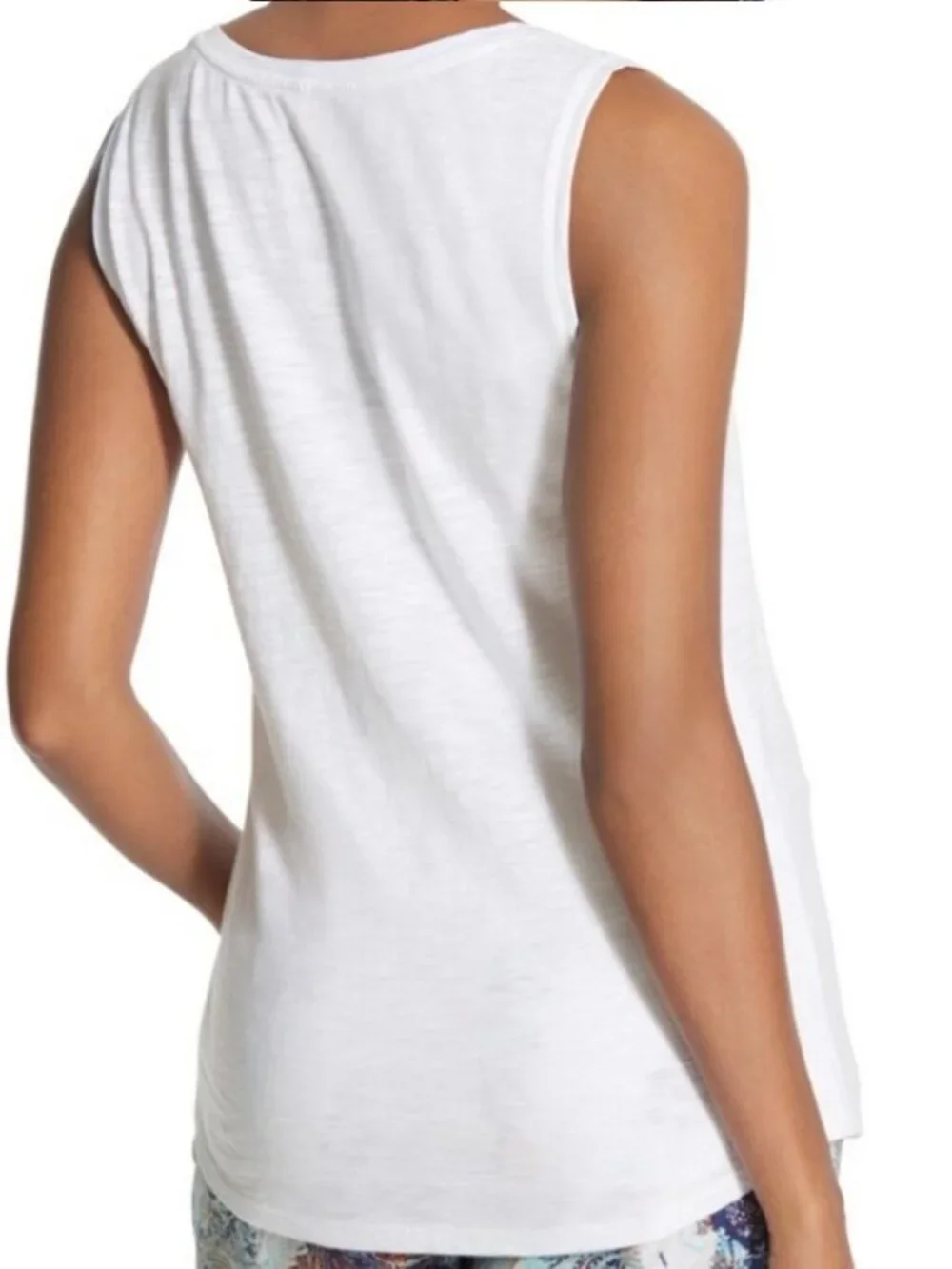 Chico's | Tops | Nwt Chicos Size 2 L Andi Tank Optic White Ultimate Tee ...
